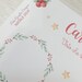 TOVAGLIETTA colazione con babbo natale, renna, polo nord, regalo natale ...