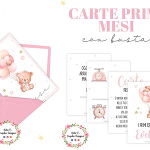 Carte PRIME TAPPE Orsetto Con Palloncino, Idea Regalo Neonato, Regalo Bambino, Fiocco Nascita ...