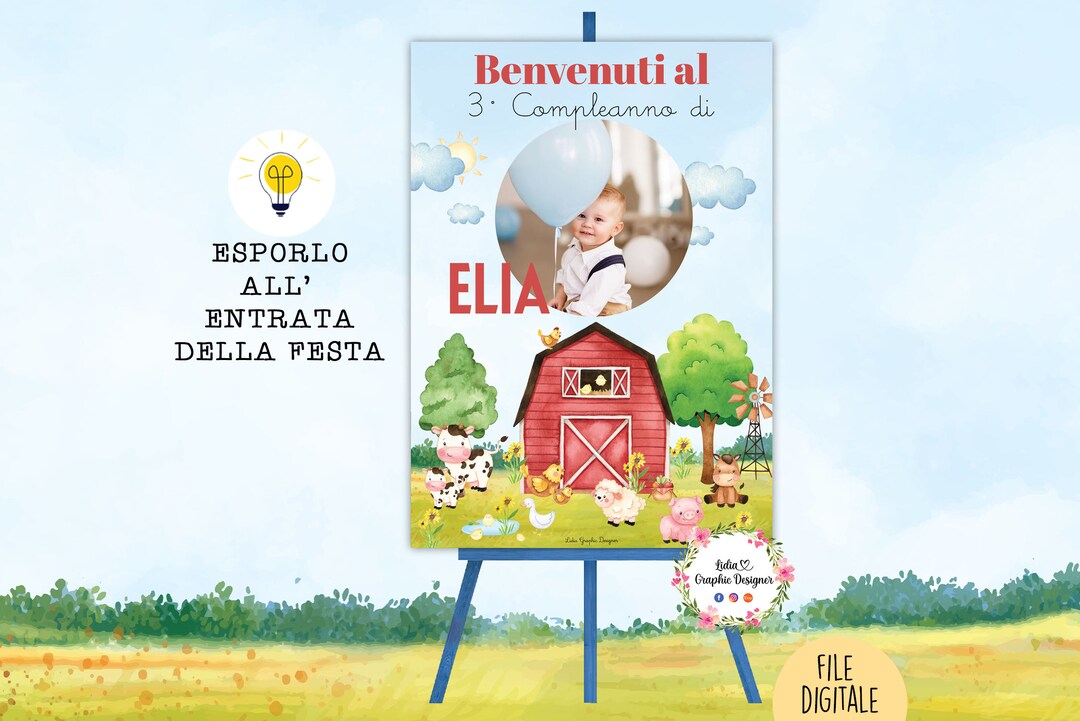 TABLEAU Welcome FARM, Baptism, Birthday, Communion, Confirmation ...