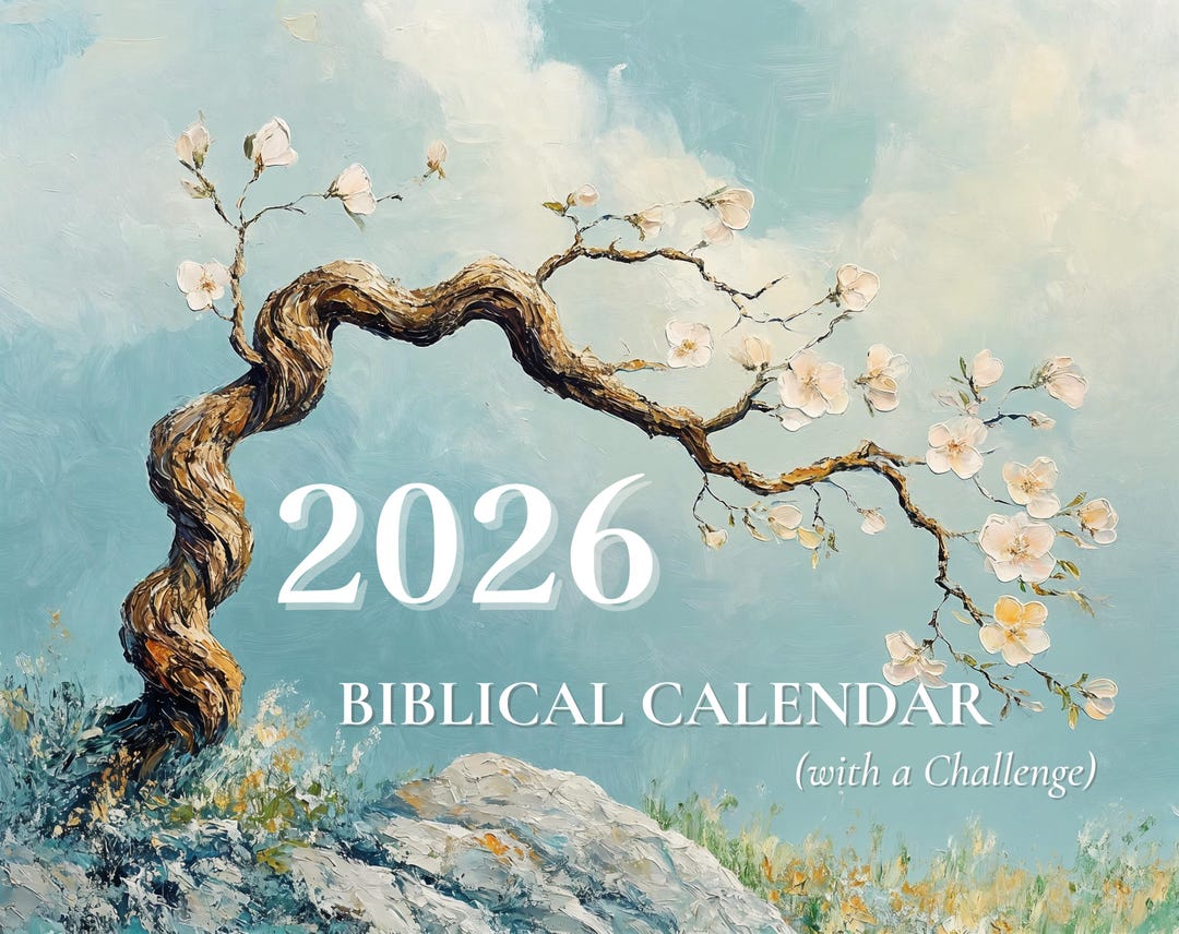 2026 Bible Verse Wall Calendar, Christian Decor, 12-month, 11×8.5in ...