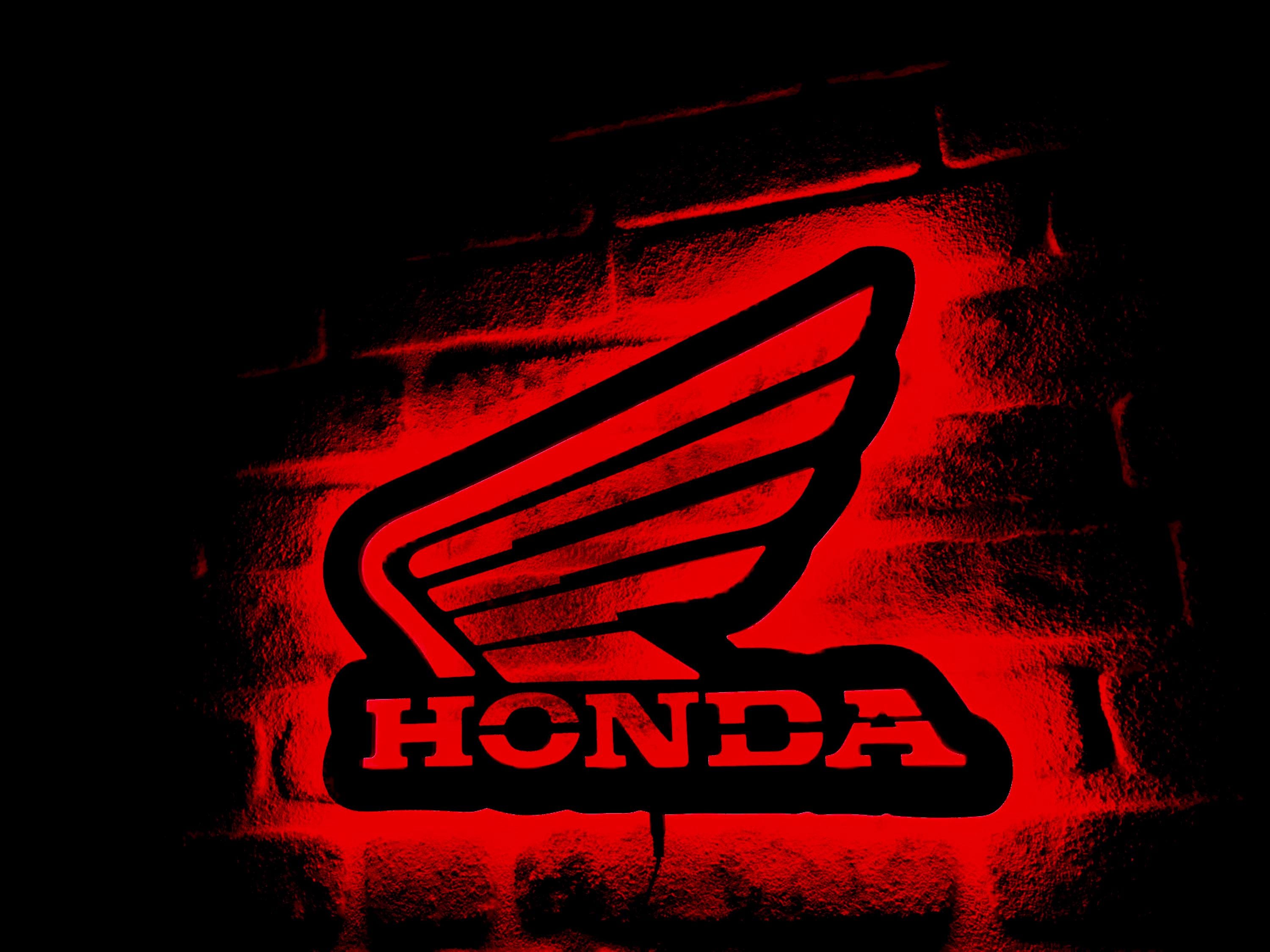 Honda Lighted Sign, Honda Wall Decor, Honda Wall Hanging, Man Cave ...