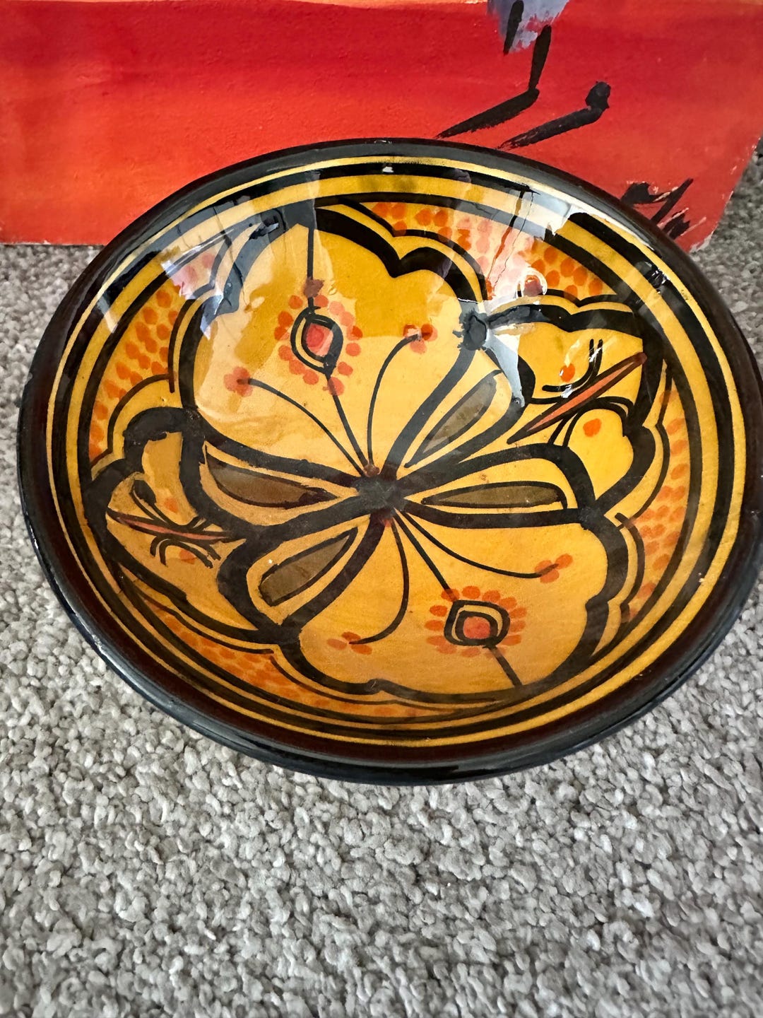 Decorative Bowl From Marrakesh, Morocco. - Etsy