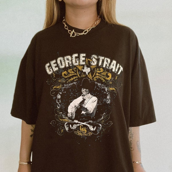 Vintage George Strait Shirt - Etsy
