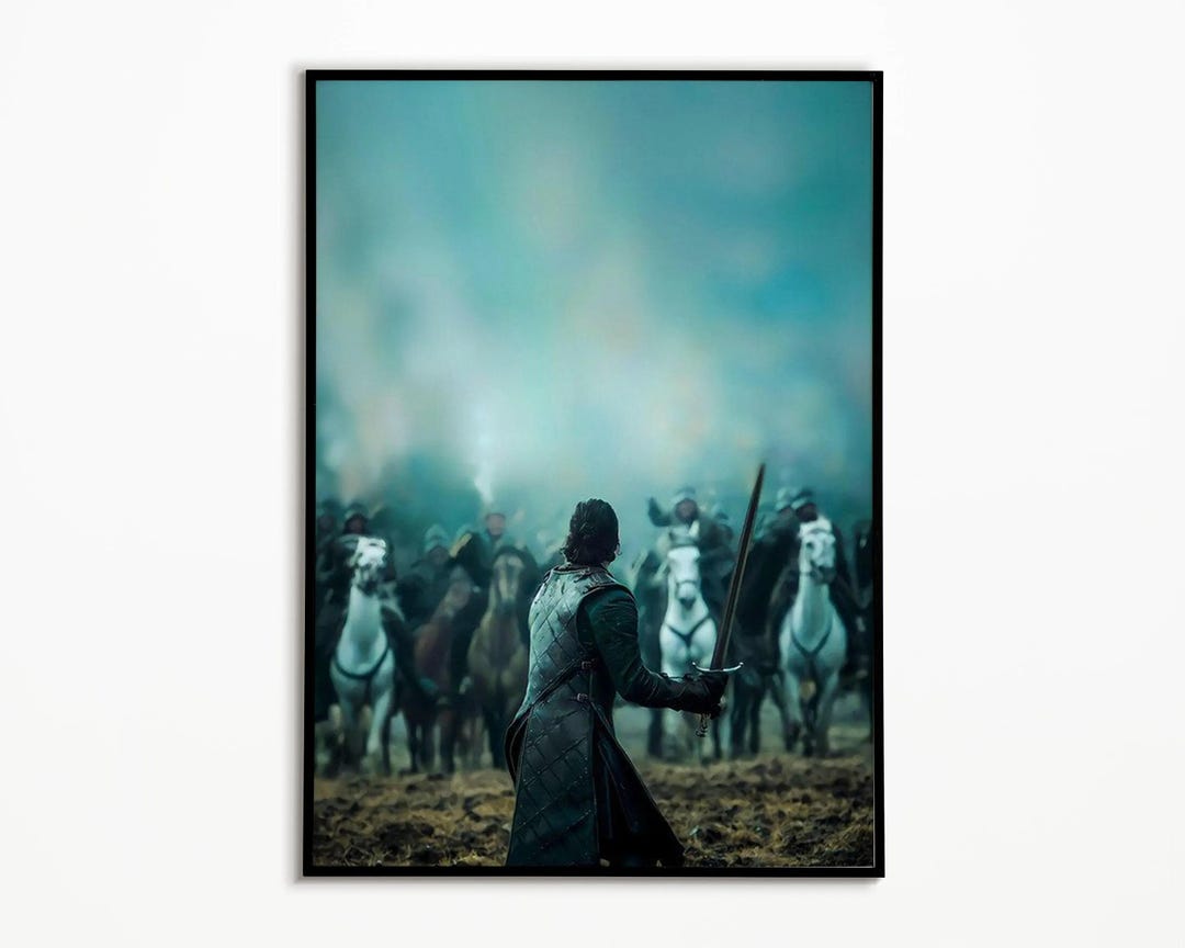 Jon Snow Poster: Game of Thrones Minimalist Wall Art - Etsy UK