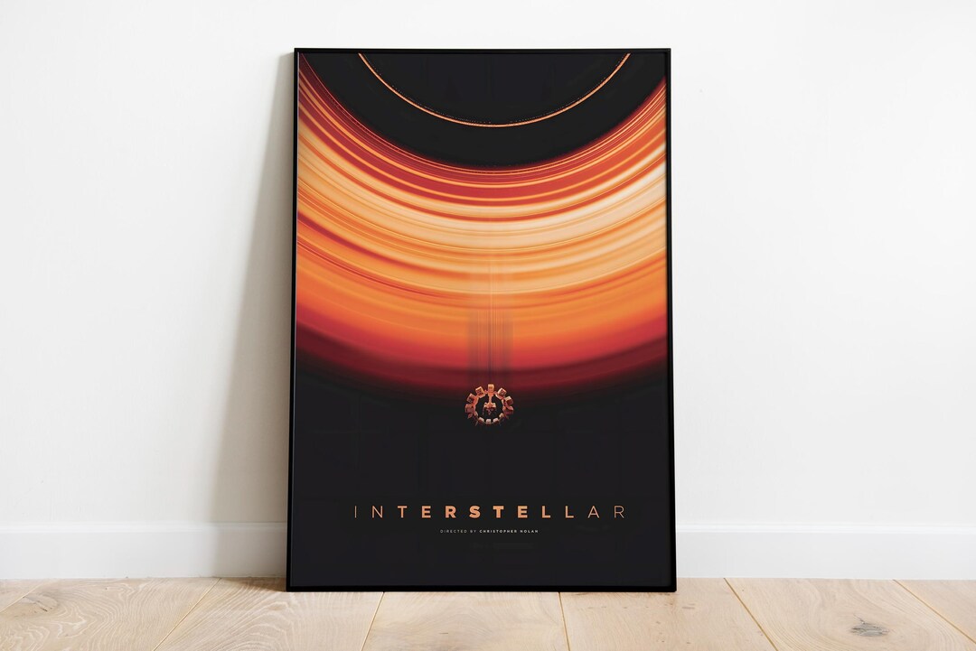 Interstellar Movie Poster, Minimalist Mid-century Style (multiple Sizes ...