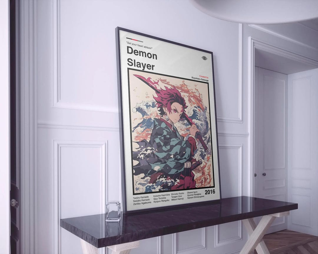 Demon Slayer Poster | Demon Slayer Print | Anime Poster | Manga Print ...
