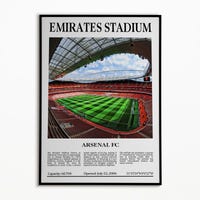 Arsenal Football Club - Emirates Stadium Art Canvas Print - Etsy UK
