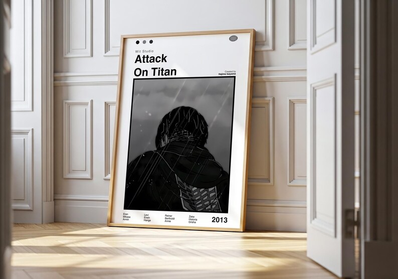 Attack on Titan Poster | AOT Anime Print | Anime Poster | Anime Manga ...