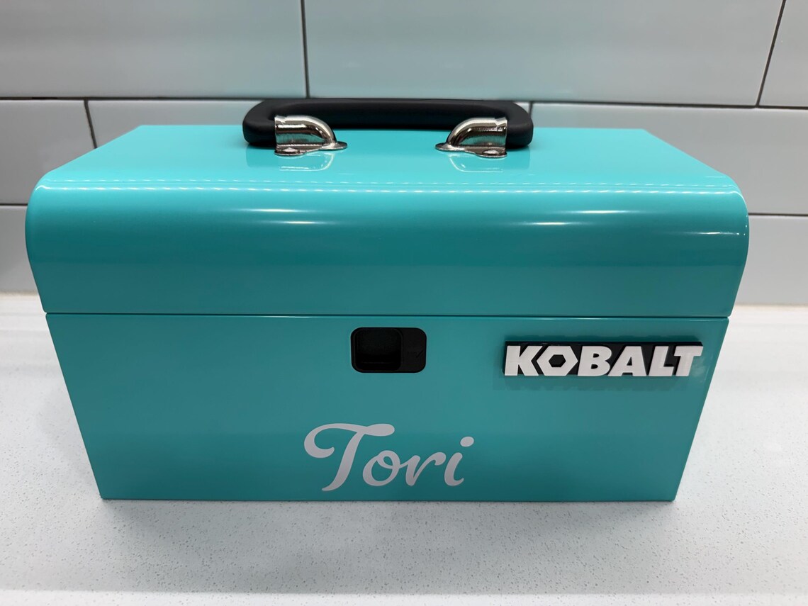 Kobalt Portable Mini Tool Box - Personalized With Any Name - Etsy