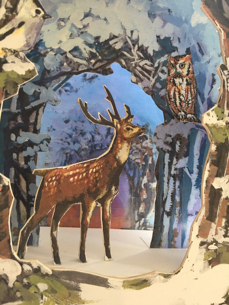 Digital Download Toy Theater Winter Solstice Box Paper DIY Printable ...