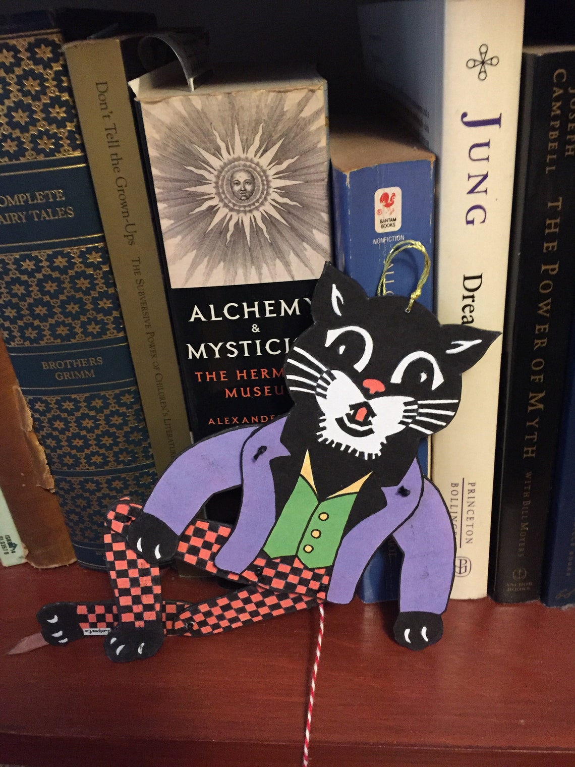 Digital Download Halloween Black Cat Jumping Jack Printable Paper Toy ...