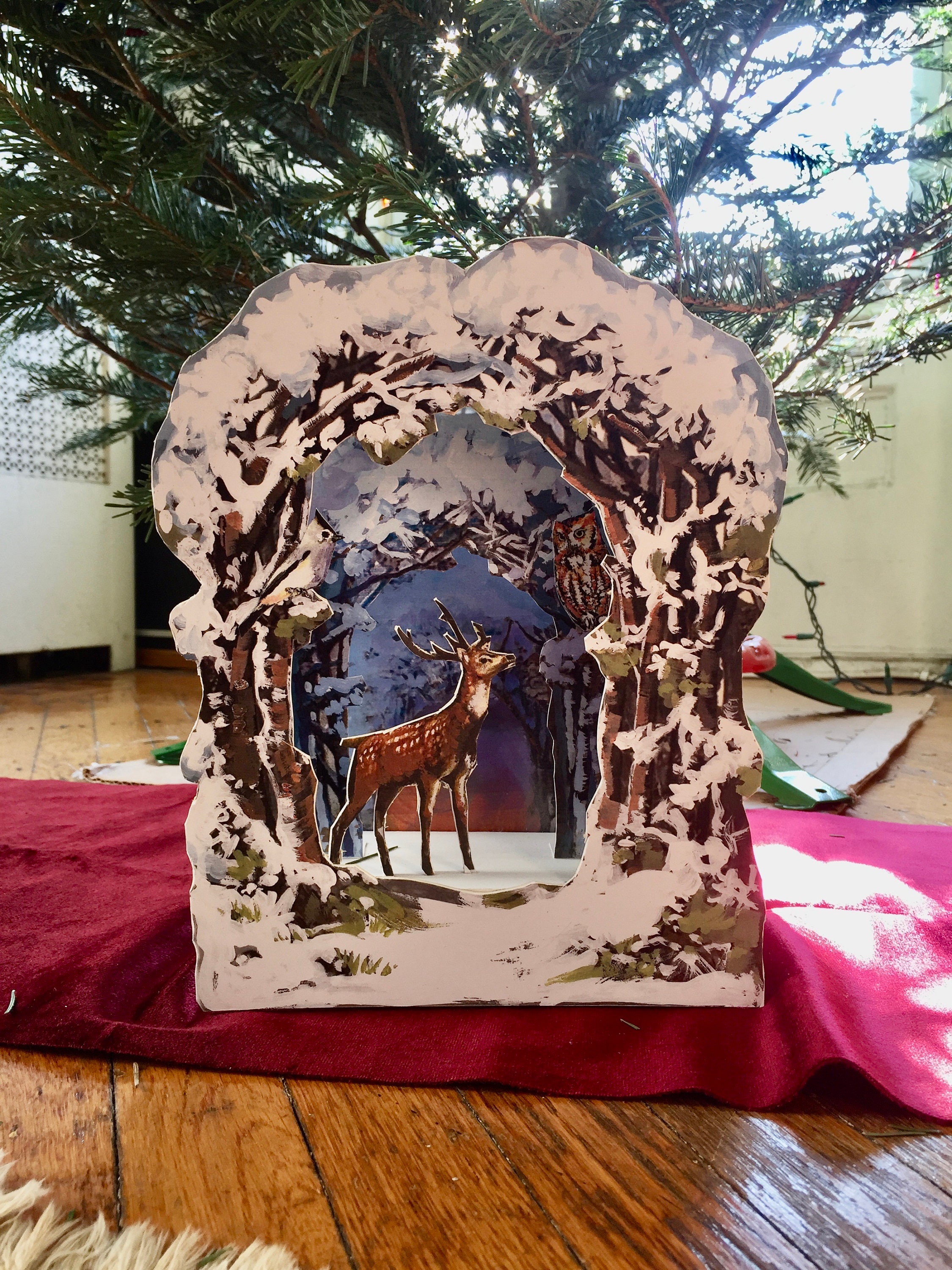 Digital Download Toy Theater Winter Solstice Box Paper DIY Printable ...