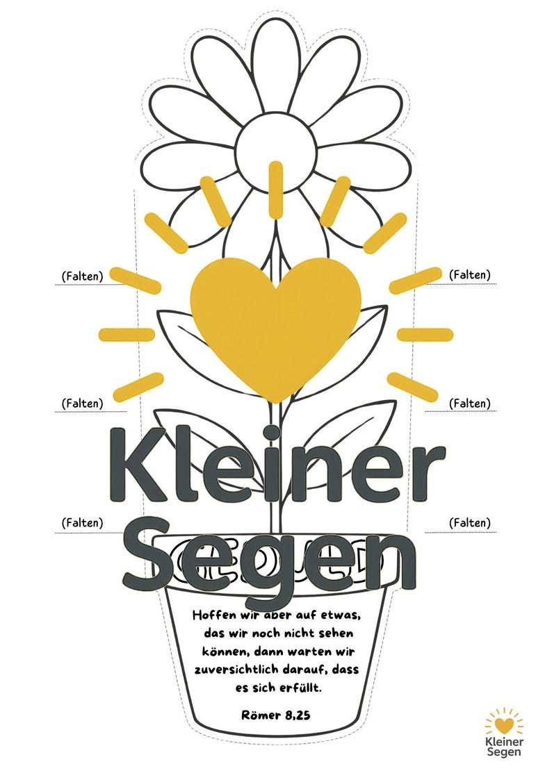 Patience Flower Craft Kit - Christian Learning Game, Bible Verse Romans ...