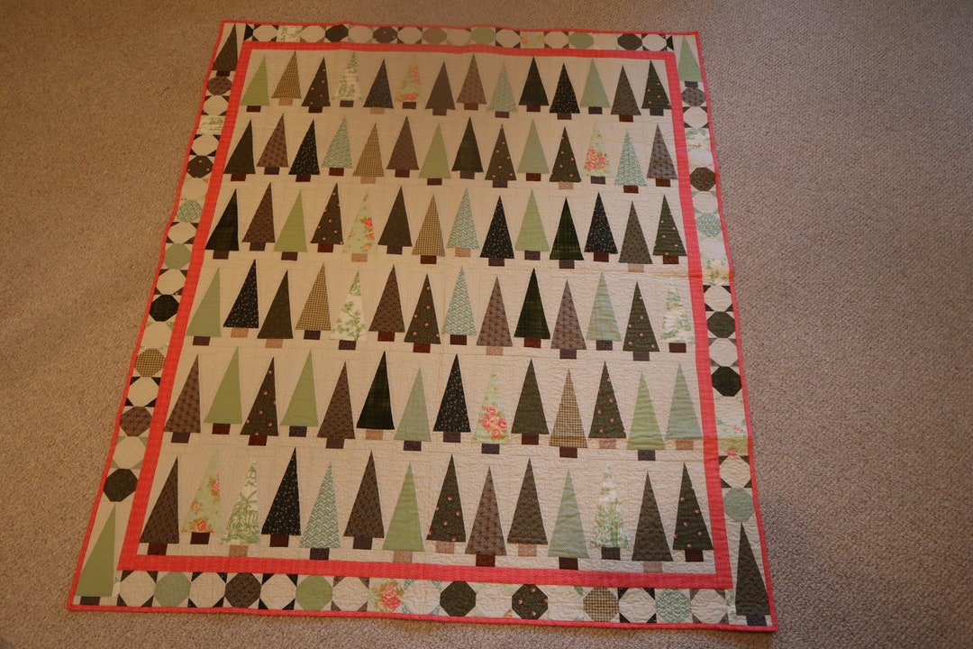 Tree Farming Quilt 68x58. Pattern by Susan Ache, This is a Super ...