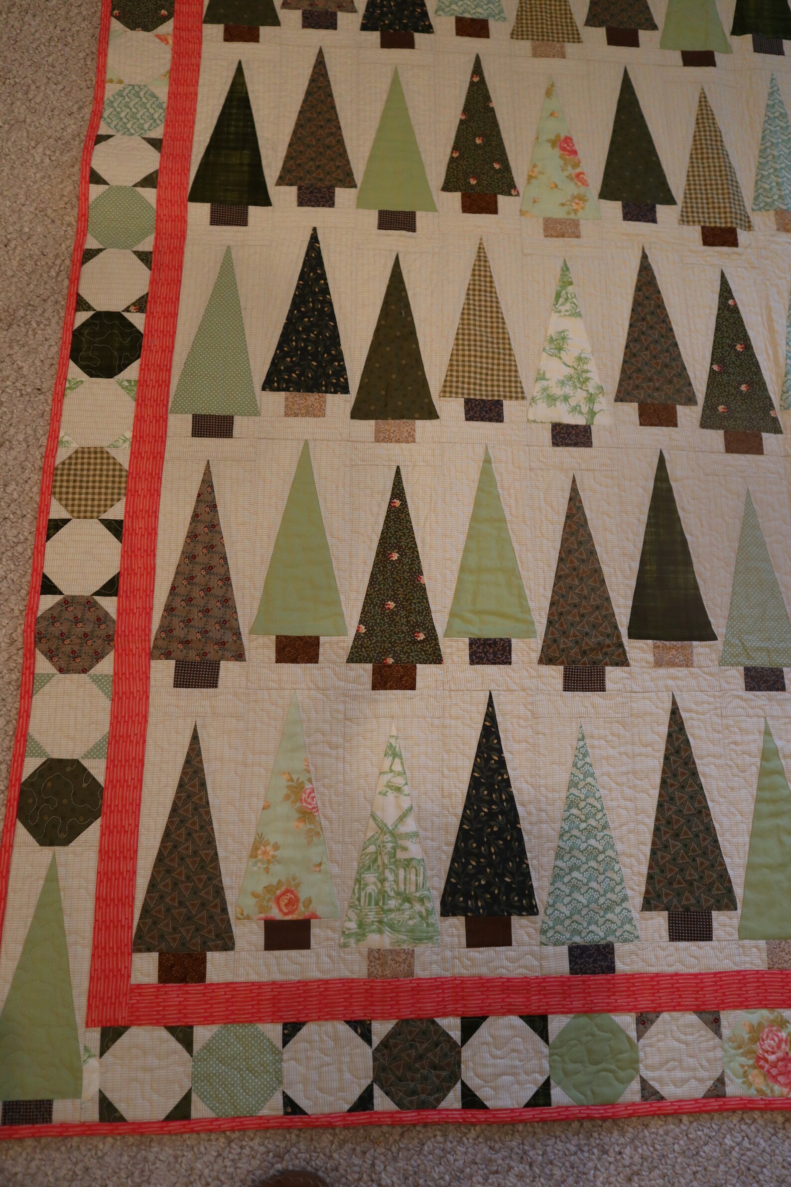 Tree Farming Quilt 68x58. Pattern by Susan Ache, This is a Super ...