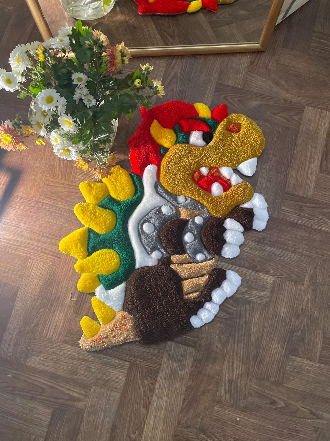 Handmade Bowser Tufted Rug – Gaming Room Decor - Etsy
