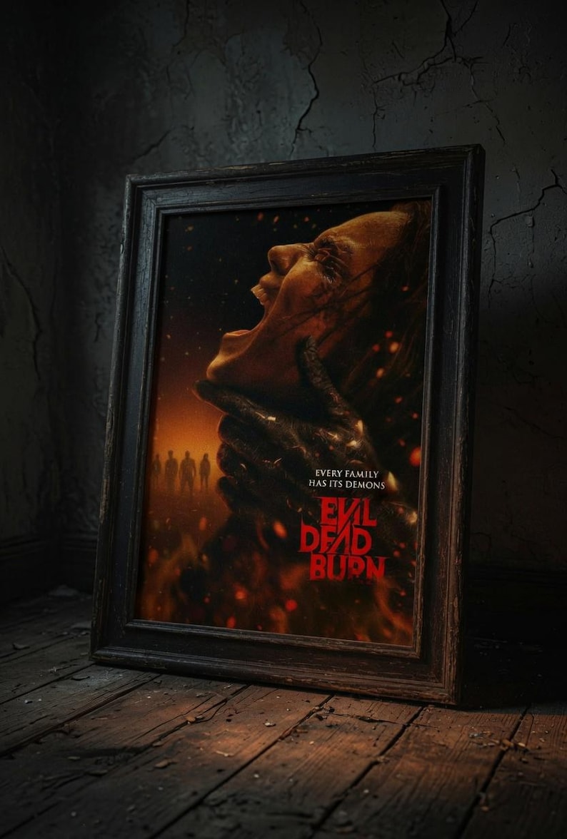 Evil Dead Burn Horror Movie Poster Setof 3, Wall Art, 300 DPI Digital ...