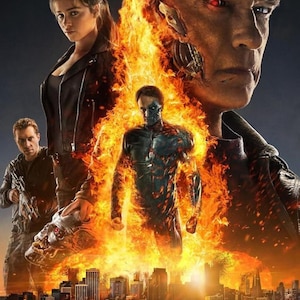 Terminator Poster Complete Movie Set, Sci-fi Film Art, 300 DPI Instant ...