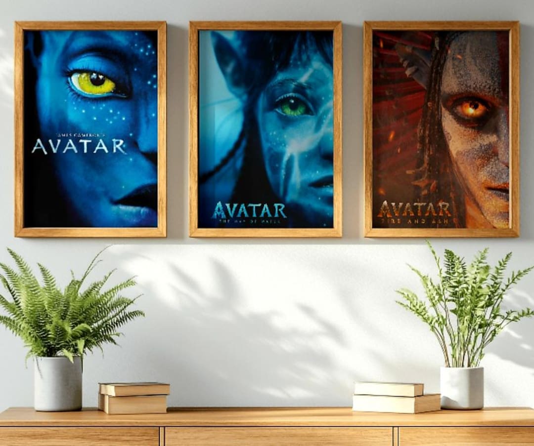 Avatar Trilogy Poster Set of 4 – Wall Art – 300 DPI Instant Digital ...
