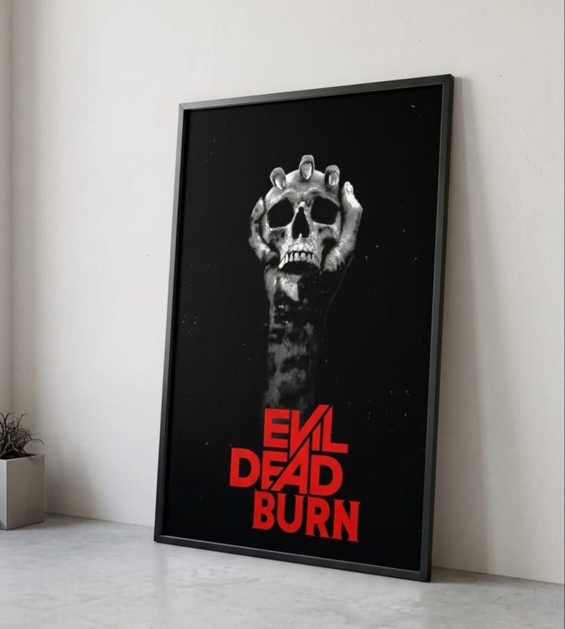 Evil Dead Burn Horror Movie Poster Setof 3, Wall Art, 300 DPI Digital ...