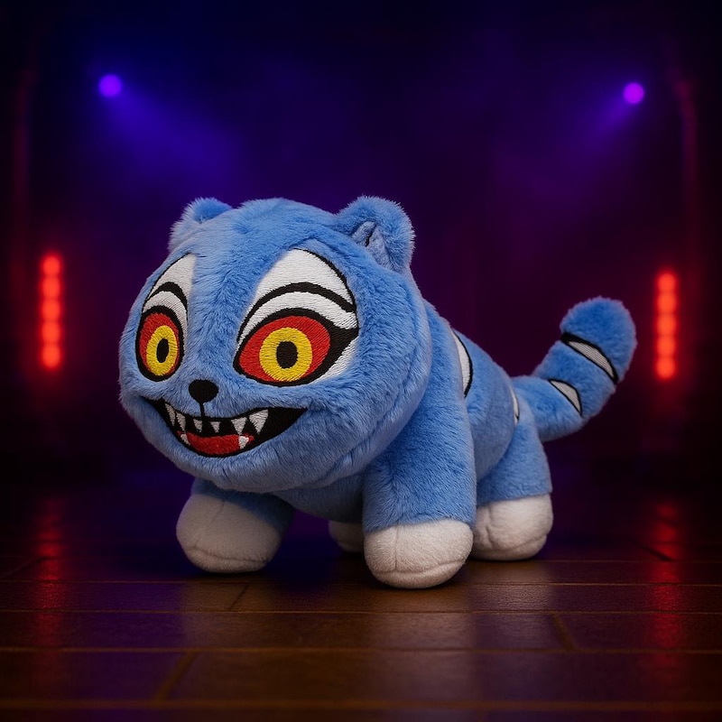 Kpop demon hunters demon cat plush - Etsy.de