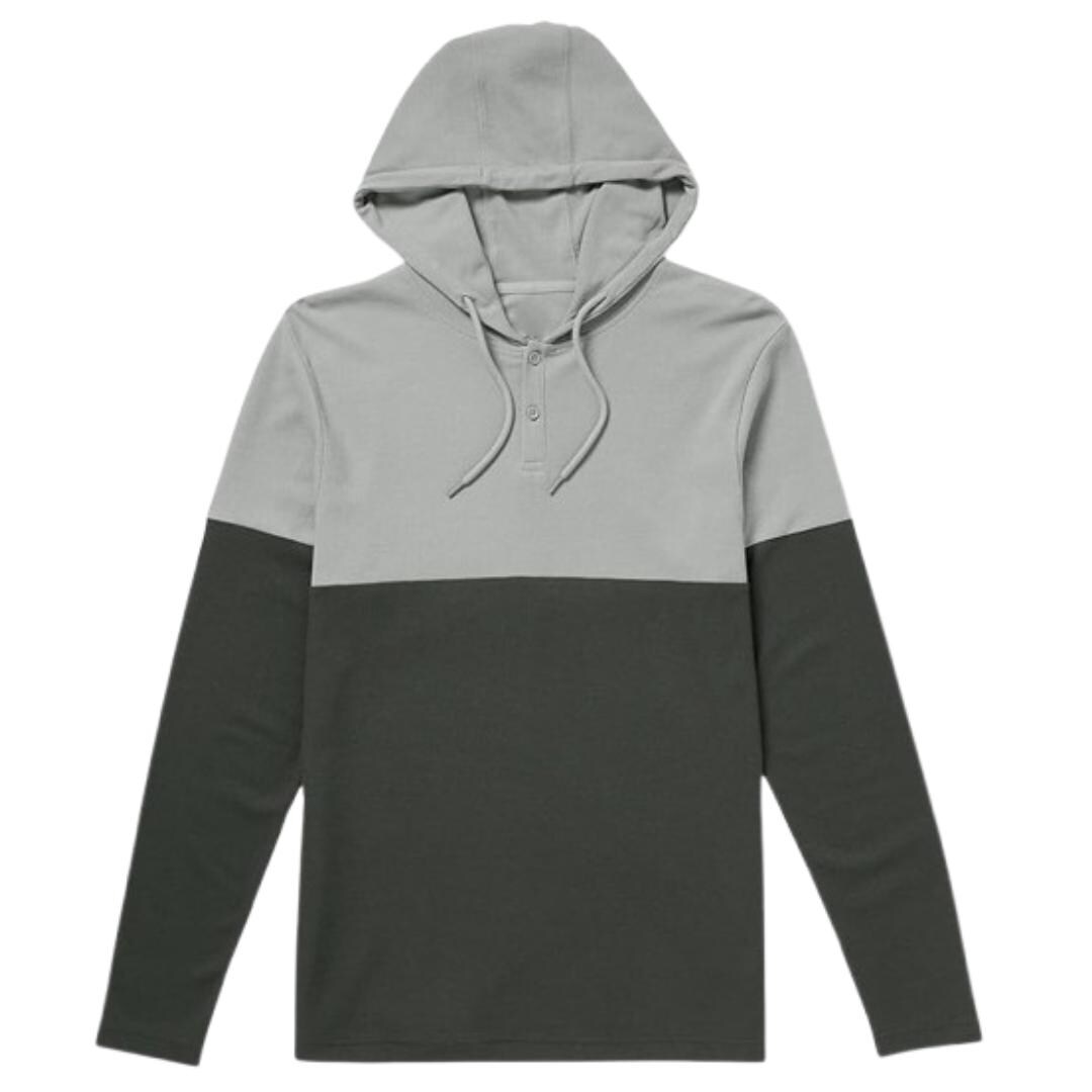 Men's Two-tone Pullover Hoodie – Lightweight Casual Hooded Sweatshirt ...