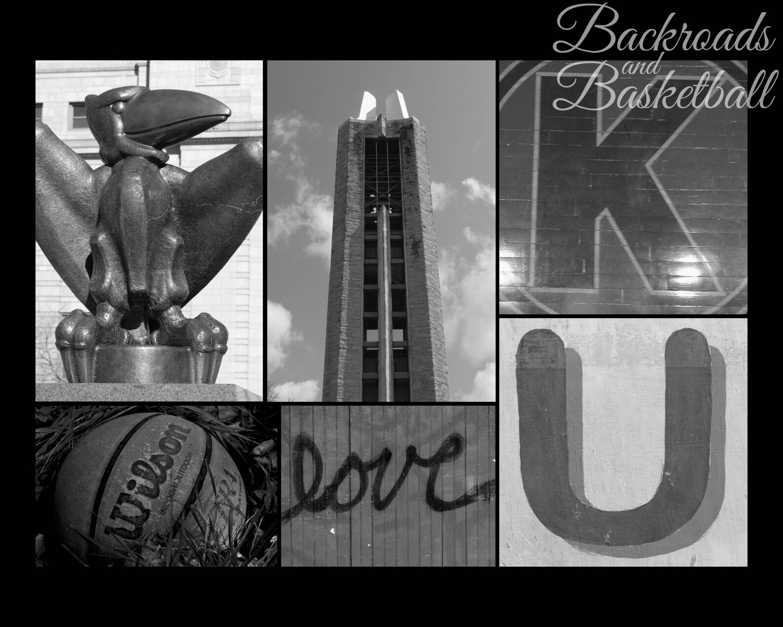 Kansas University Campus Collage Photography Print - Etsy