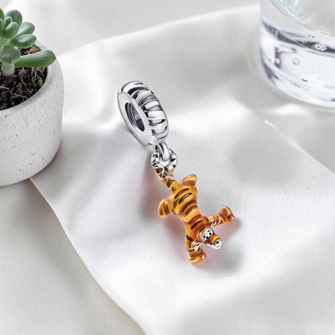 Winnie the Pooh Tigger Dangle Charm, Sterling Silver Character Charm ...