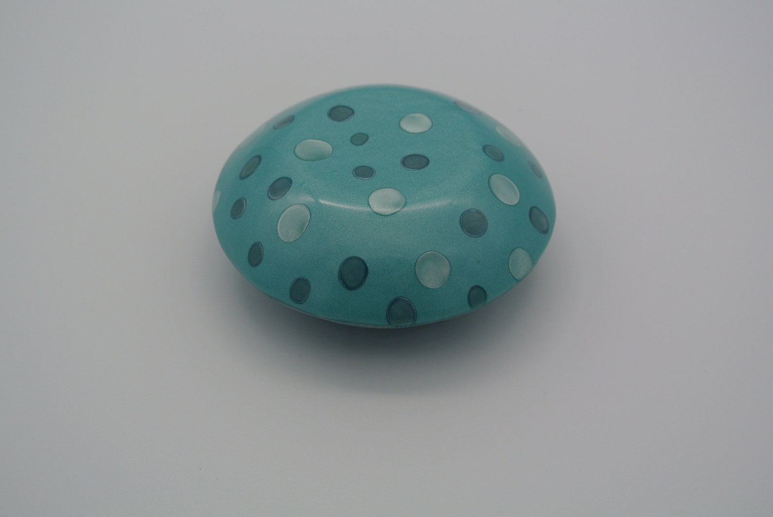 Blue & Transparent Polymer Clay Box - Etsy