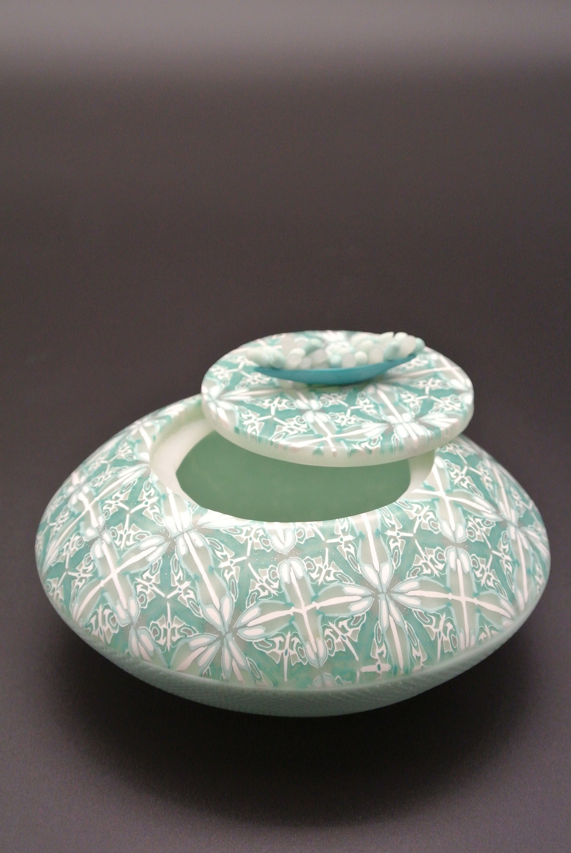 Transparent Sea Green Polymer Clay Box - Etsy