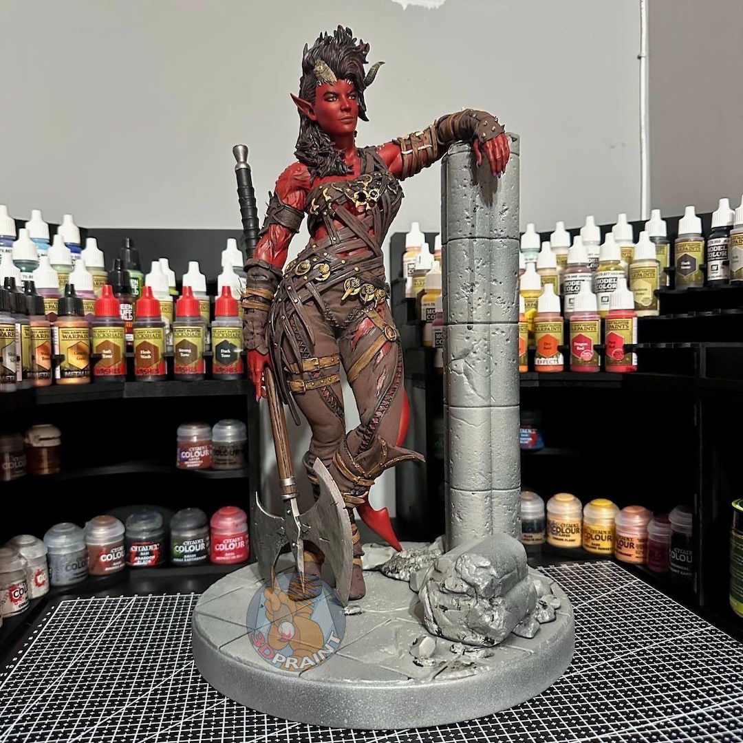 Karlach Baldur's Gate 3 BG3 Resin Figure Printed Handmade Game - Etsy