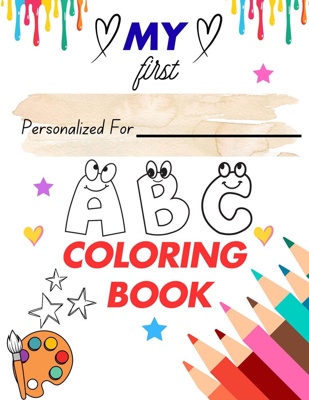 A–Z Alphabet Coloring Book for Kids | Printable PDF Activity Sheets ...