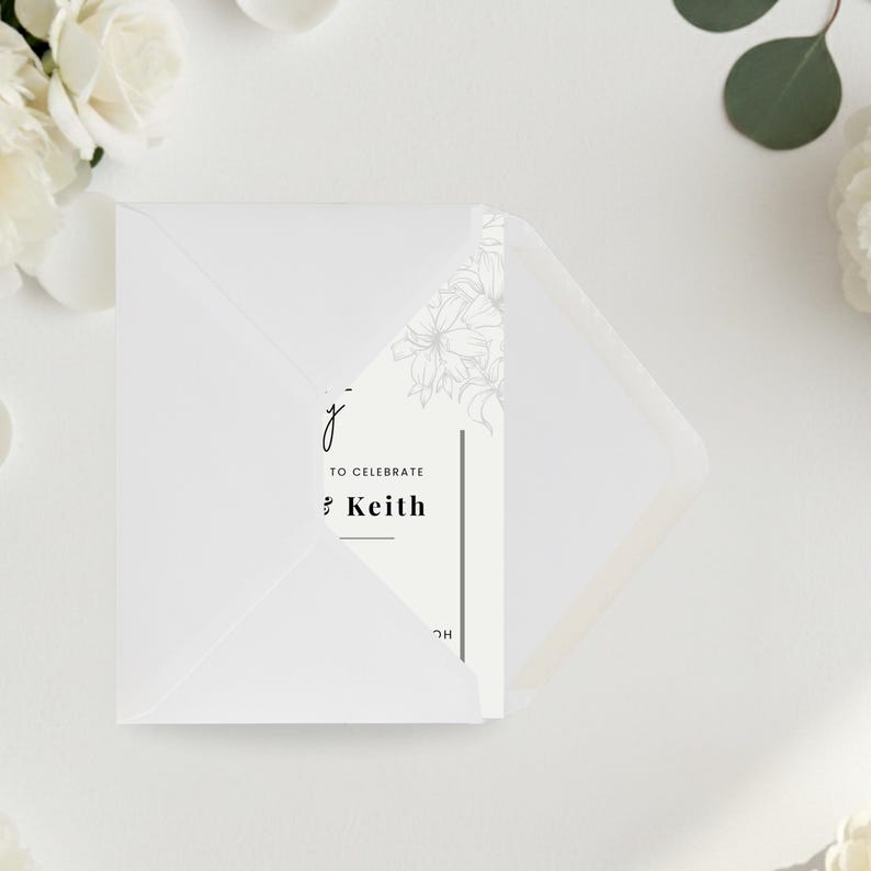Wedding Invitation Video Mockup, Editable Canva Template, Drag and Drop ...