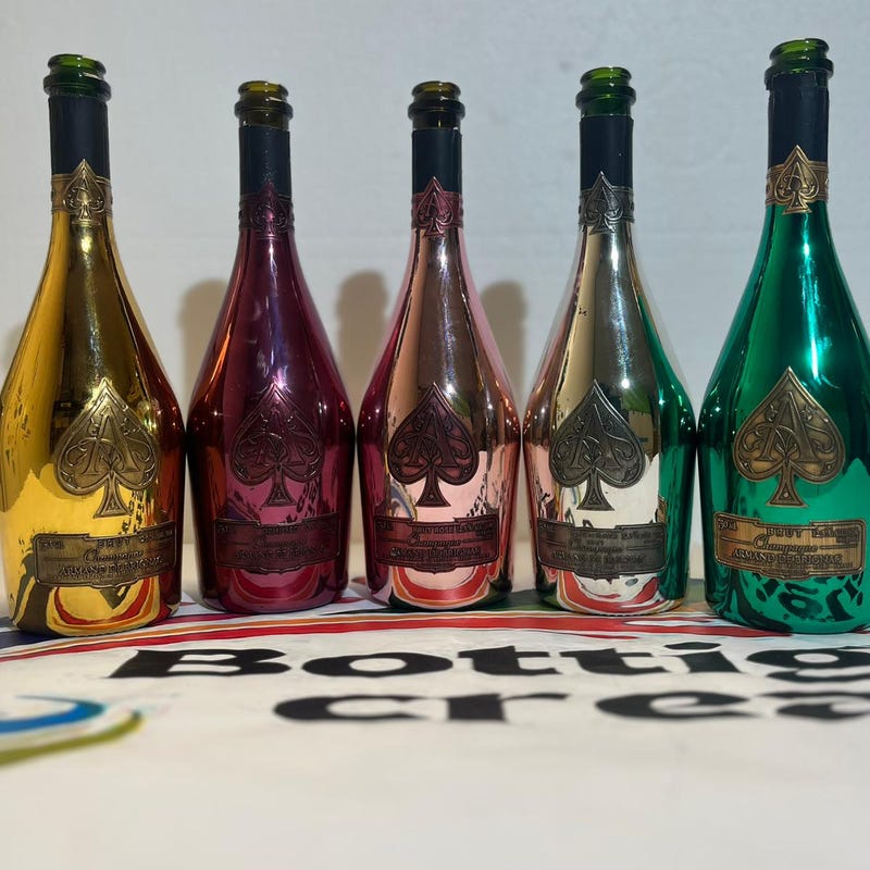 Empty Champagne Bottle - Etsy UK