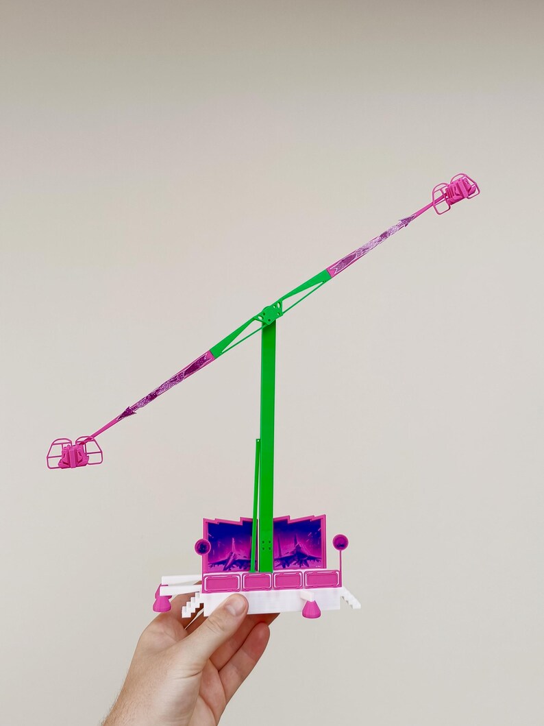 1:87 Booster Funfair Ride Model – H0 Scale Carnival Attraction - Etsy