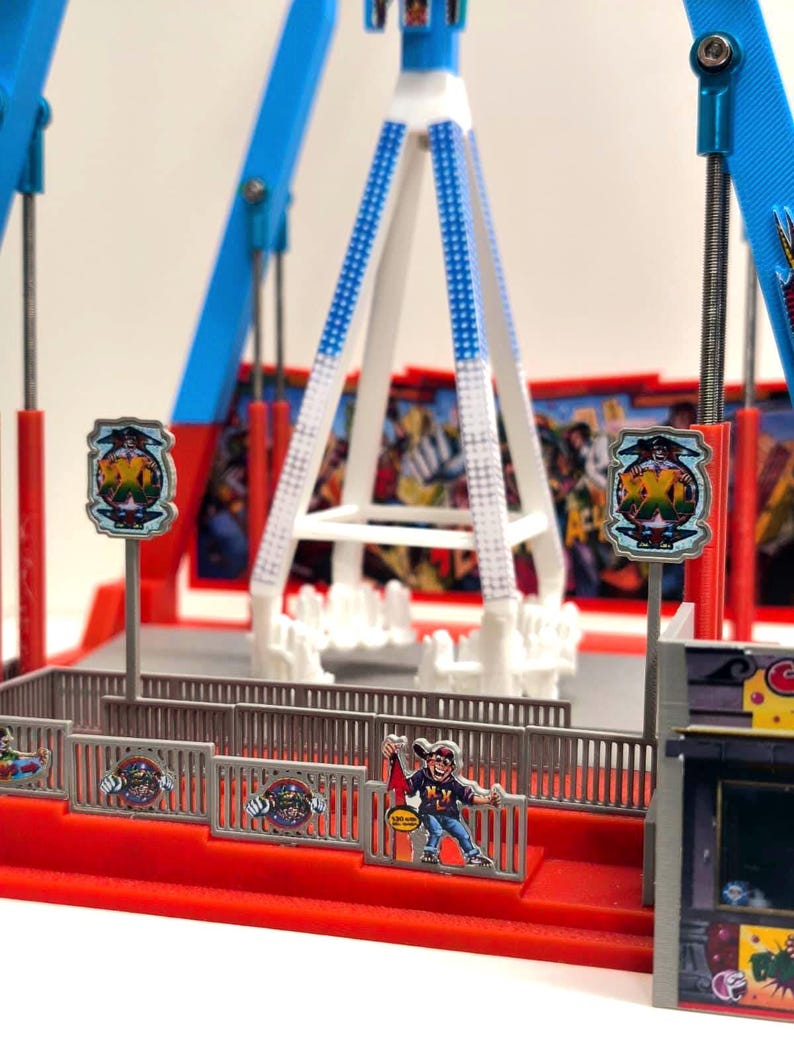 Miniature XL Giant Swing Funfair Ride 1:87 H0 – Carnival Scale Model ...