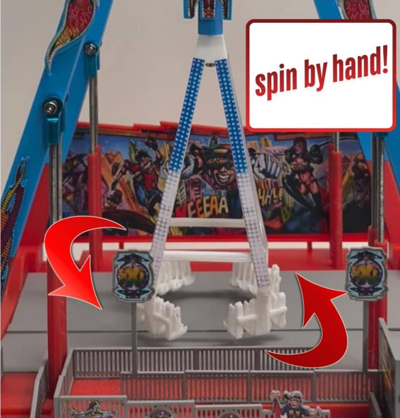 Miniature XL Giant Swing Funfair Ride 1:87 H0 – Carnival Scale Model ...