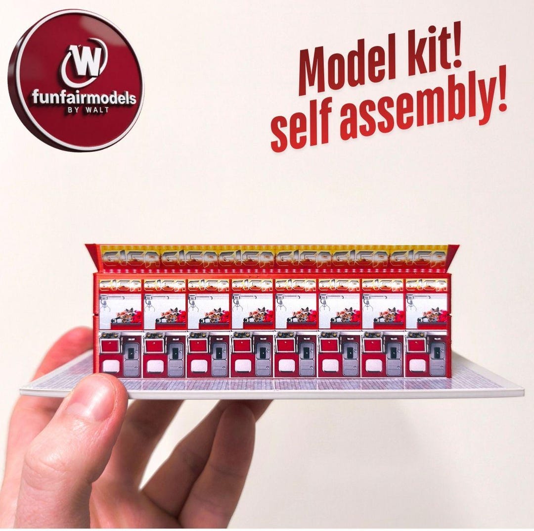 Claw Machine *KIT* Funfair Model 1:87 – H0 Scale Carnival *KIT* Gift - Etsy