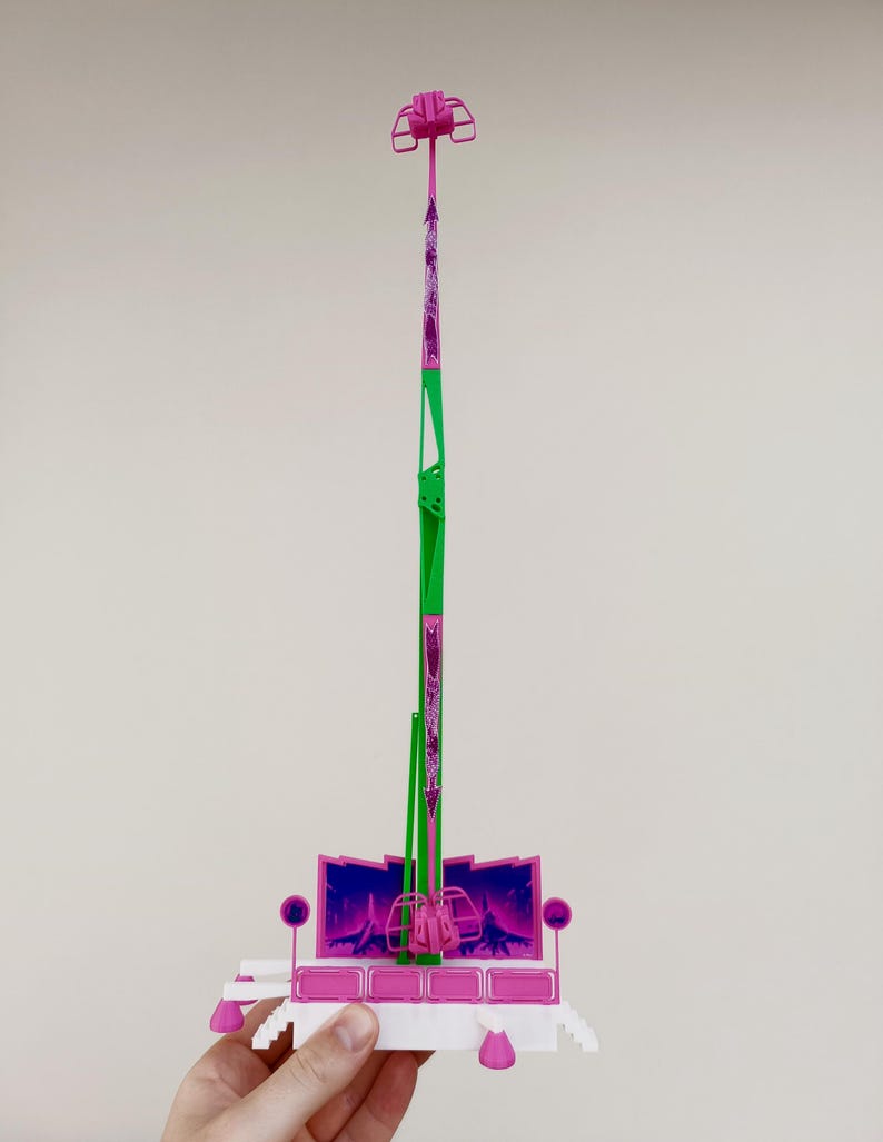 1:87 Booster Funfair Ride Model – H0 Scale Carnival Attraction - Etsy