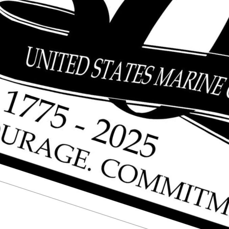 USMC 250th Anniversary SVG Laser Cut Files Digital Download Marine ...