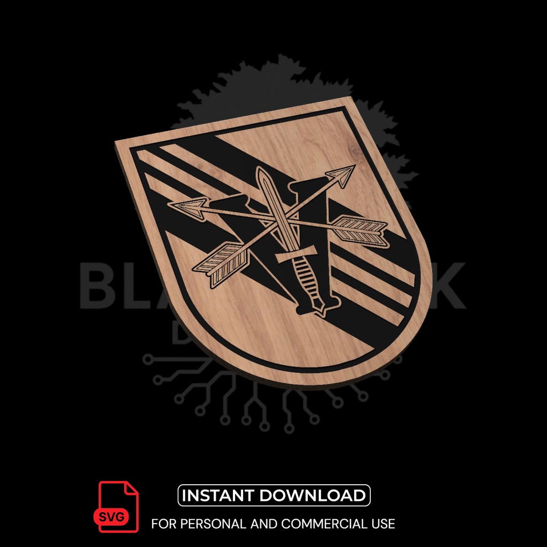 Special Forces Legion SVG | Military Patch CNC Laser Engraving Design ...