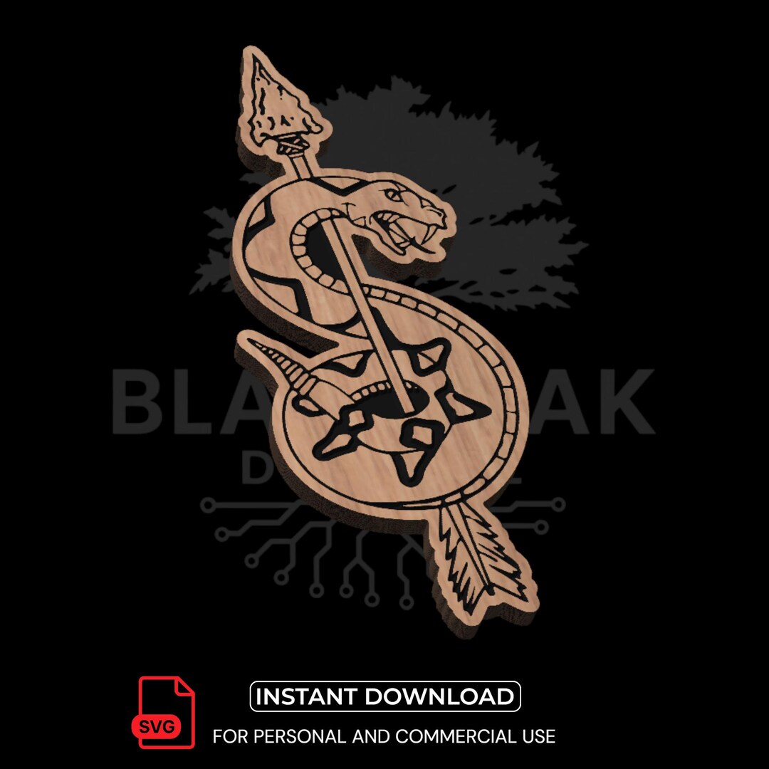 Sniper School Logo SVG | Military Emblem Laser Cut File | CNC Engraving ...