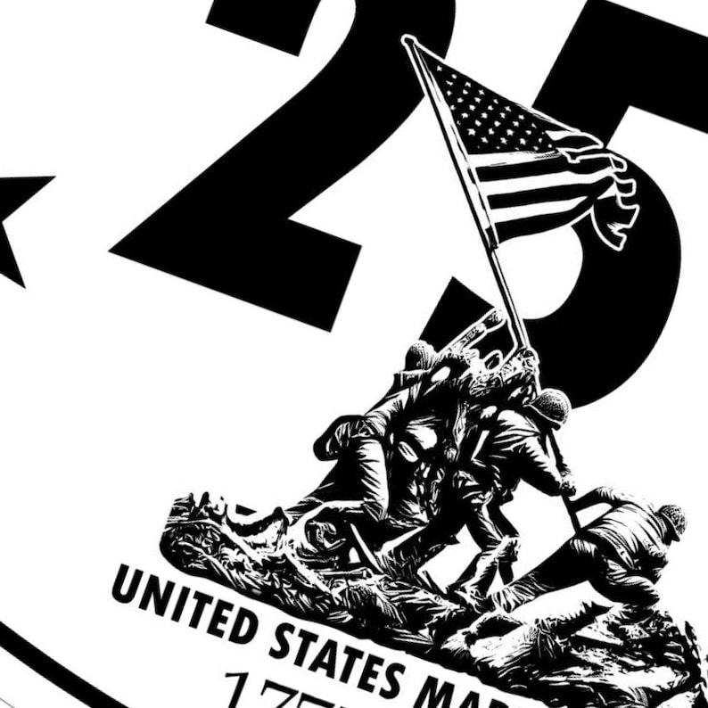 USMC 250th Anniversary SVG Laser Cut Files Digital Download Marine ...