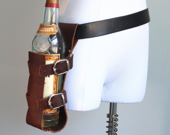 Leather Bottle Holster | Etsy