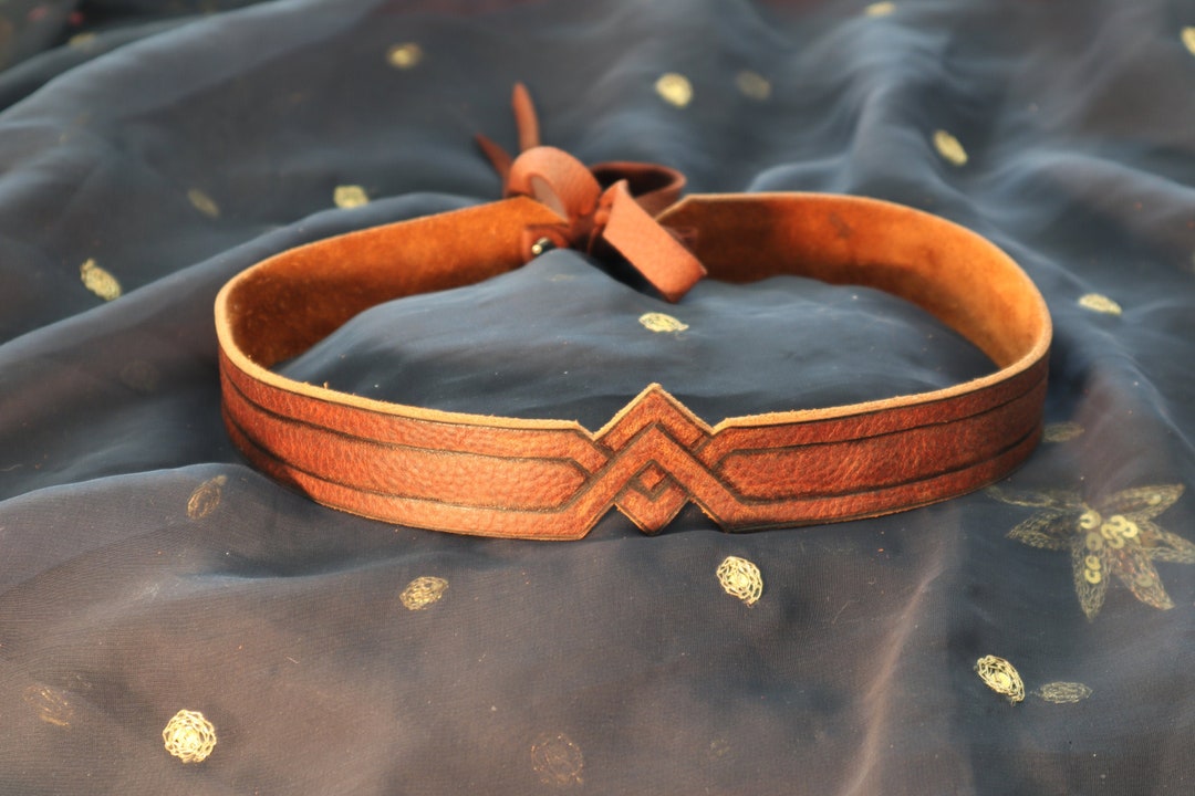Wonder Woman Leather Headband - Etsy