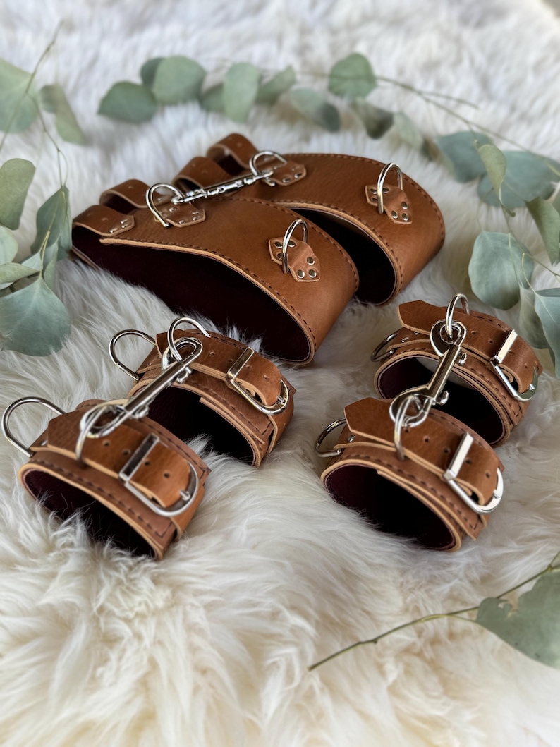 Deluxe Restraint Set- Thigh, Wrist and Ankle Restraints - Etsy
