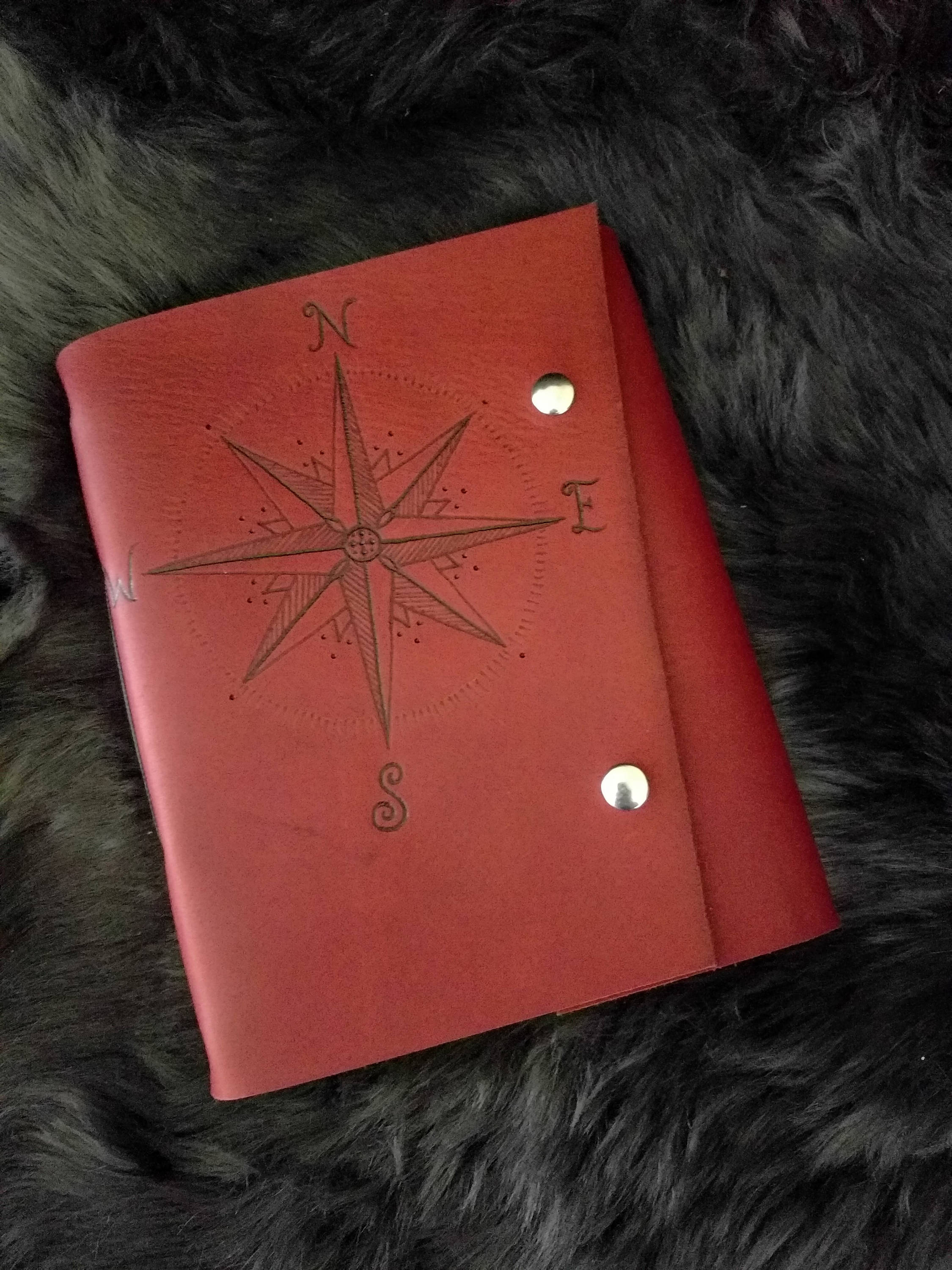 Compass Rose Nautical Journal Sketchbook Diary Log Book | Etsy