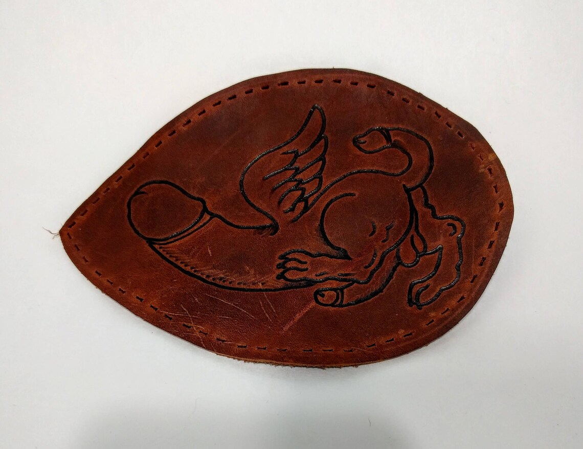 Fascinus Leather Patch - Etsy