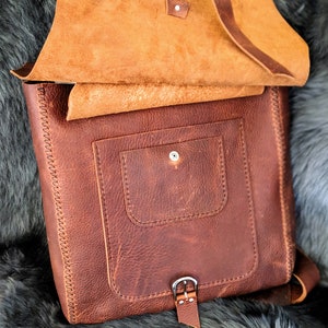 Twisted Tree Leather Backpack / Purse / Convertible Bag - Etsy