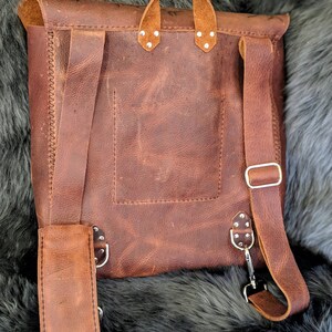 Twisted Tree Leather Backpack / Purse / Convertible Bag - Etsy